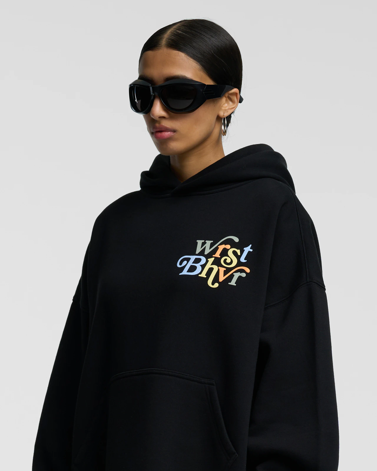 Worst Behavior Hoodie Schwarz